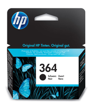 HP 364 black ink cartridge (CB316EE-ABB) (Blækpatron)