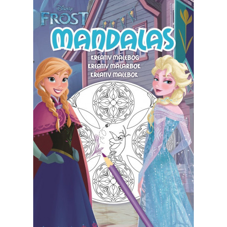 Mandalas Disney Frost: En kreativ malebog! 24 sider (Bog, Hæftet, Dansk)