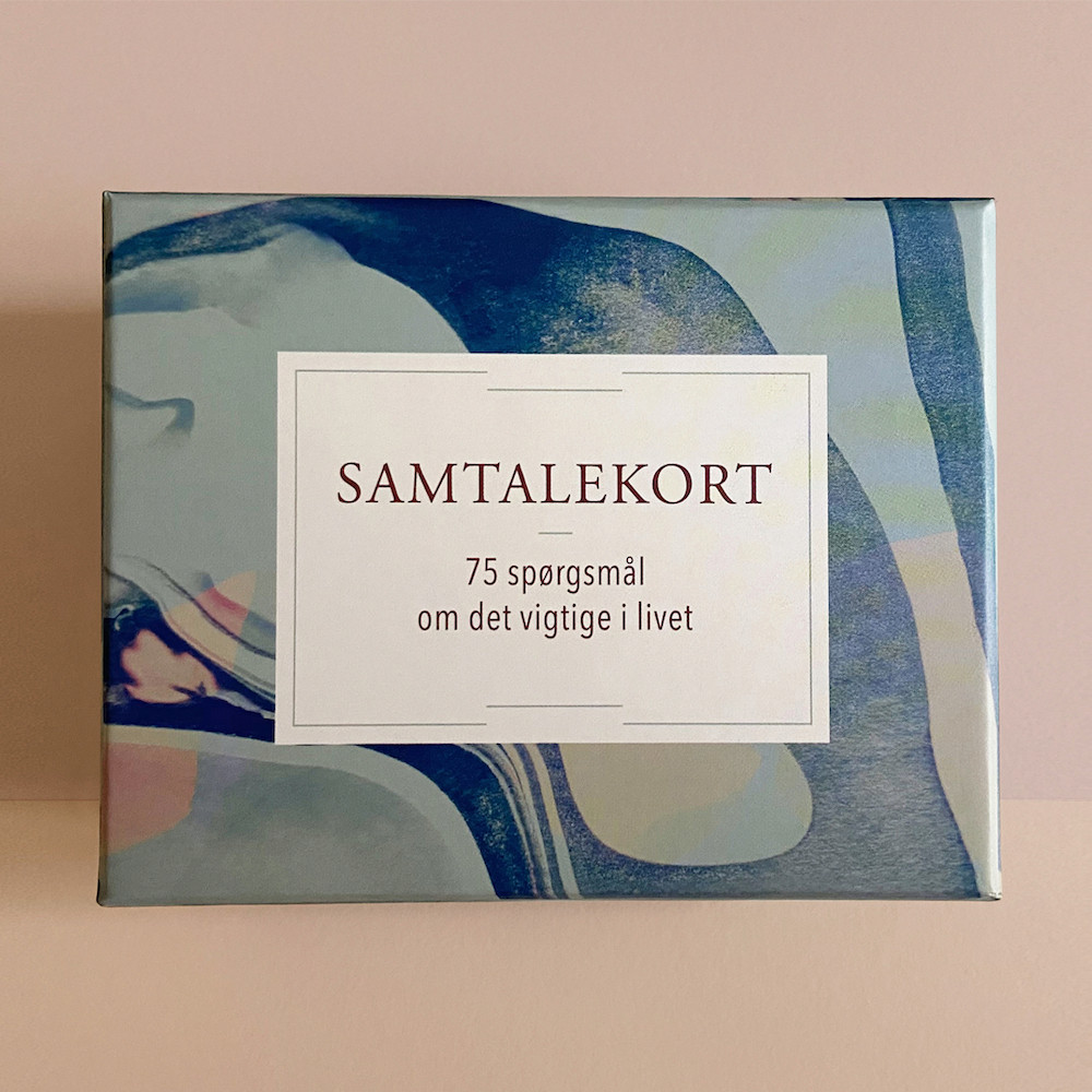 Samtalekort: 75 spørgsmål om det vigtige i livet (spil, dansk) af Stine ...