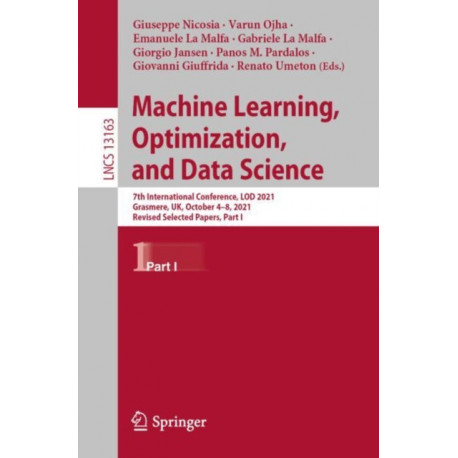 Machine Learning, Optimization, and Data Science: 7th International Conference, LOD 2... (Bog ...