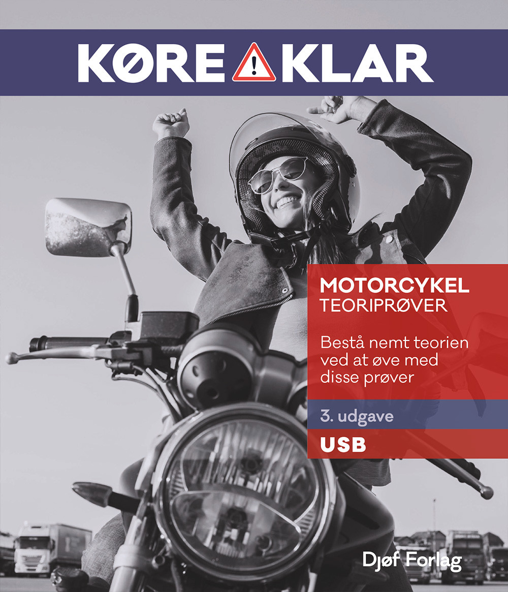 Køreklar Teoriprøver Motorcykel USB: 2023 udgaven (USB Flash Drive ...