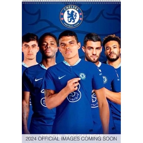 Chelsea FC 2024 A3 Wall Calendar (Kalender, Calendar, Engelsk)