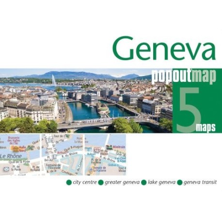 Geneva Popout Maps (Falset, Engelsk) af Popout Map