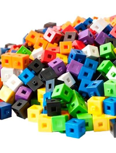 Centicubes - 10 ass. farver - 250 stk. (Spil)