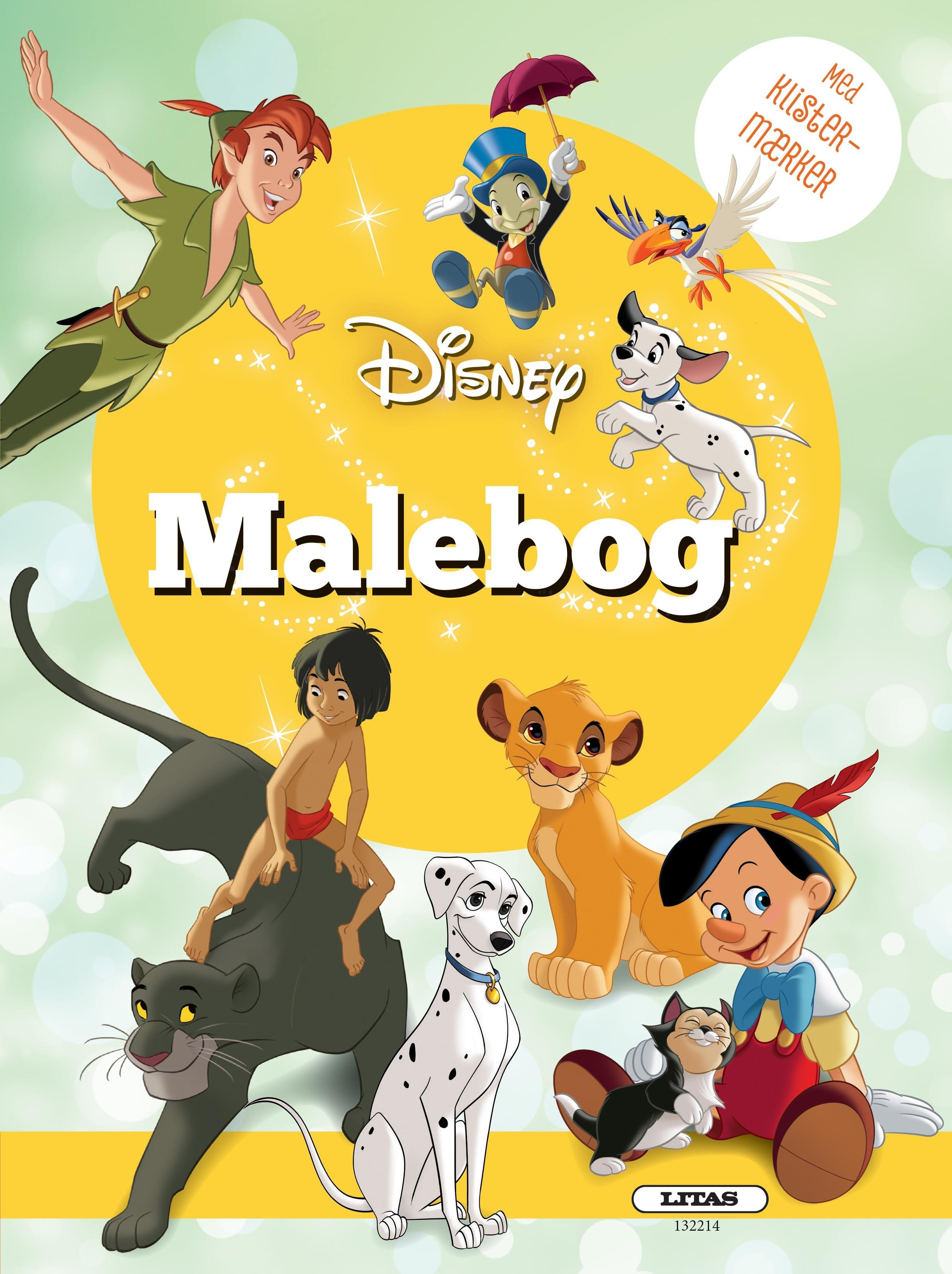 Disney klassikere: Malebog (Bog, Dansk) af Ikke angivet
