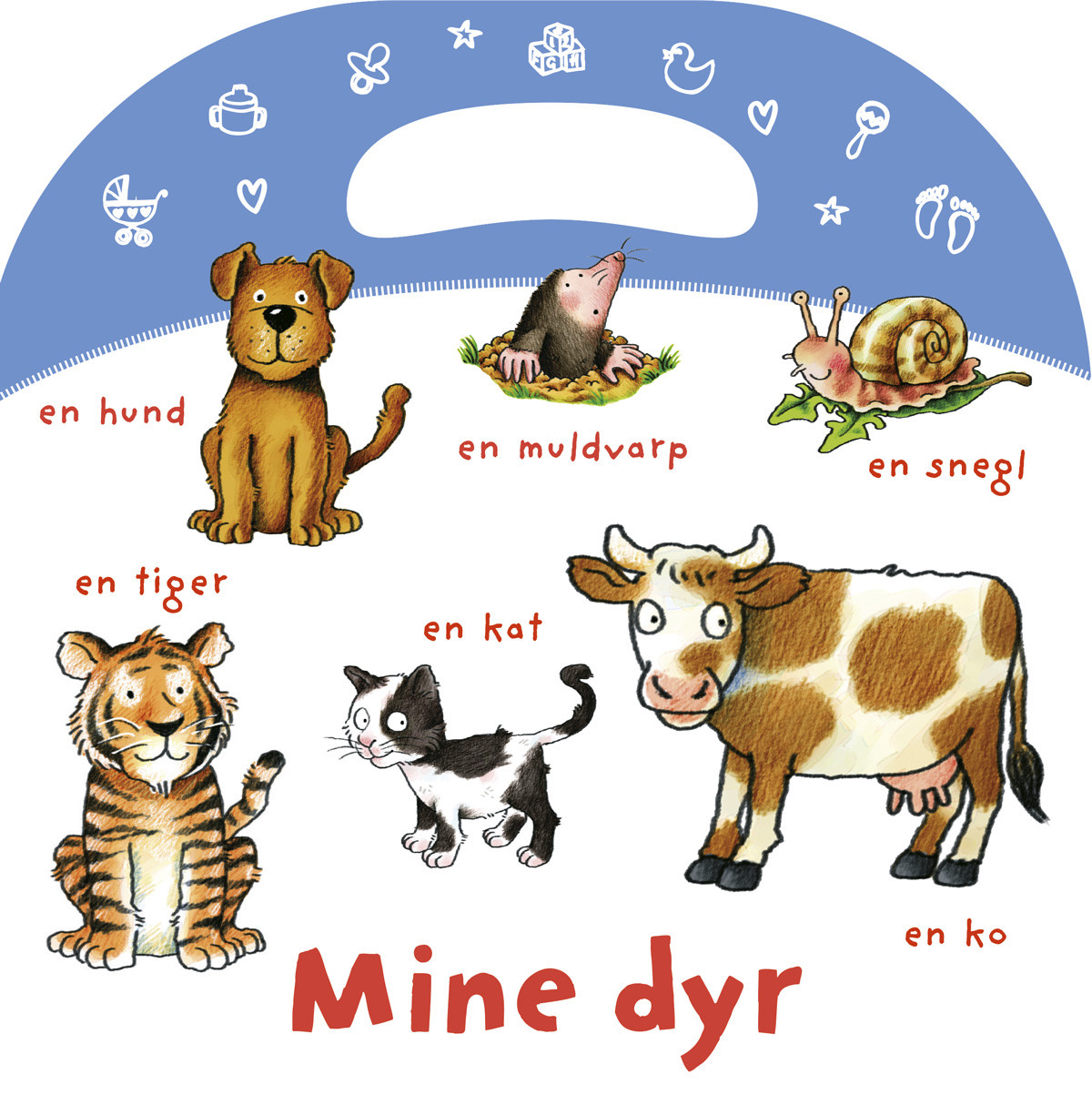 Mine dyr (bog, papbog, dansk)