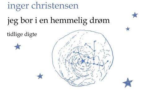 Jeg bor i en hemmelig drøm: Tidlige digte af Inger Christensen