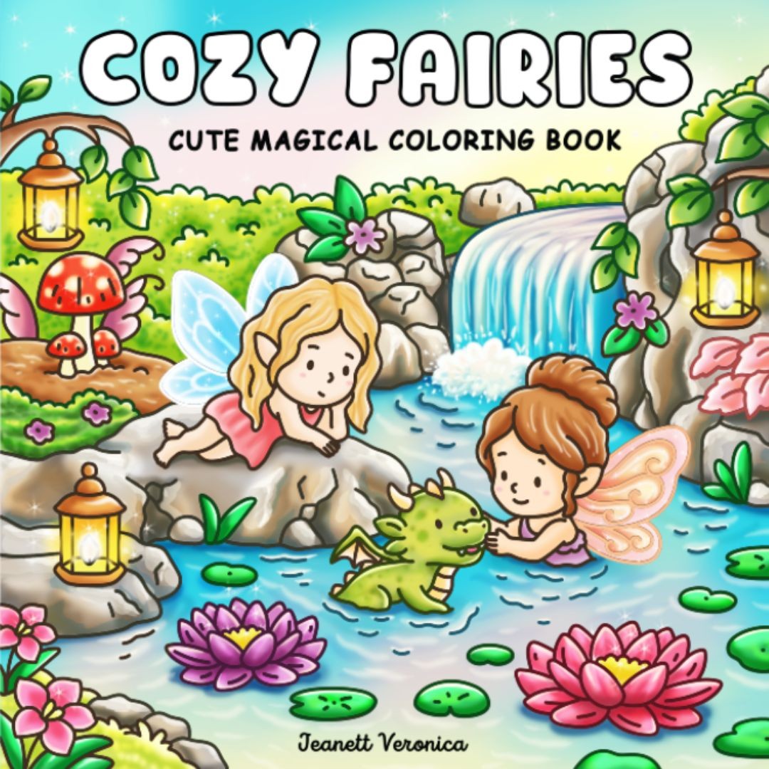 Cozy Fairies: Cute & Magical Coloring Book (Bog, Paperback, Dansk) af ...
